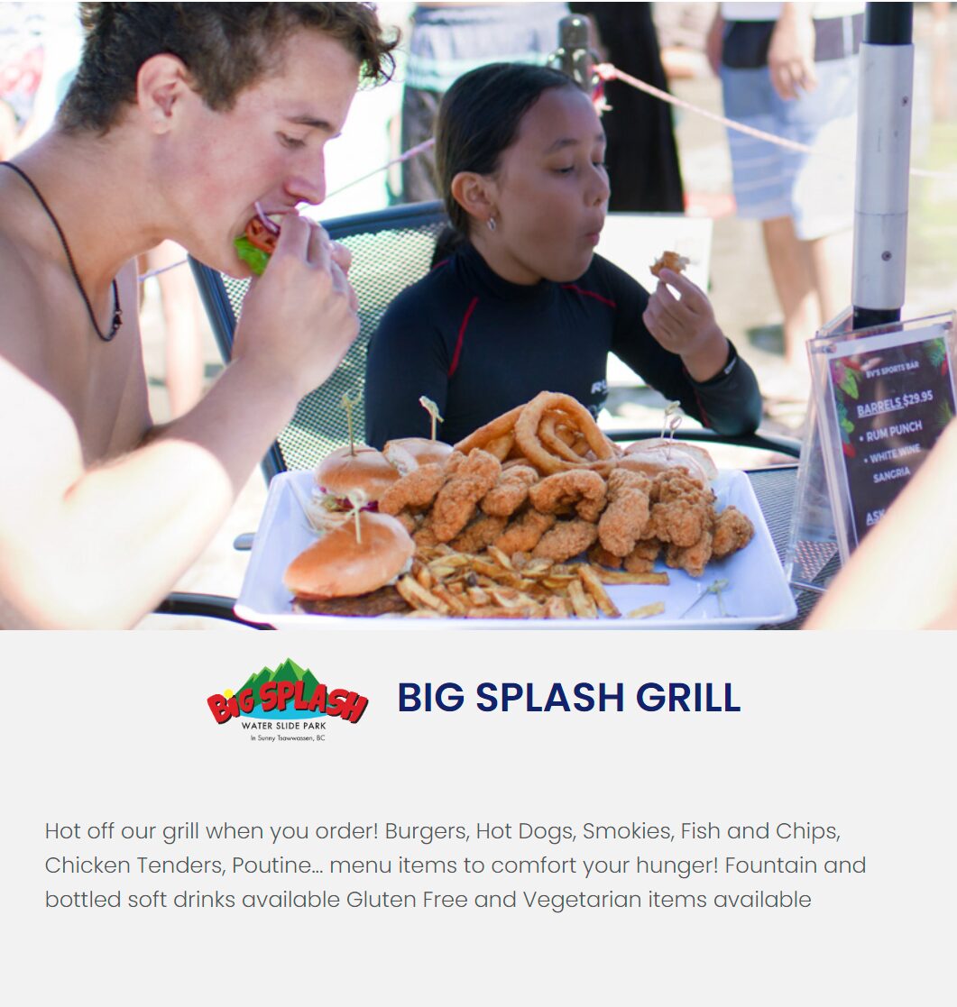 バンクーバーでウォータースライダー付きのプールで楽しもう！