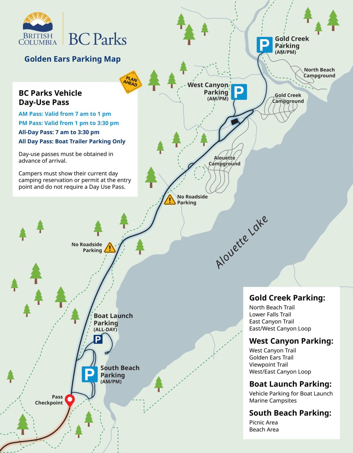 【アクセスガイド】バンクーバーから Golden Ears Provincial Park への行き方